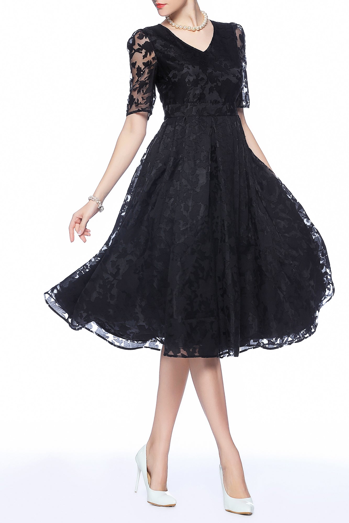 Sally Organza Long Dress – DL CHIC